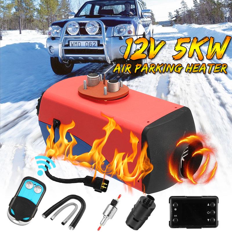 Buy 5KW Fuel Air Heater Car Warming with LCD Thermostat and Remote ...