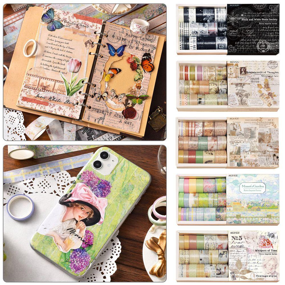 Buy Creative Stationery INS Nostalgic Memory Decorative Stickers DIY ...