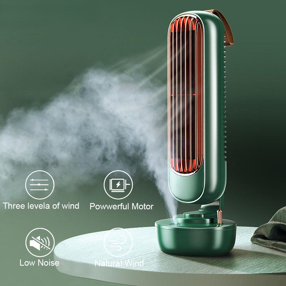 Buy Air Conditioning Desk Fan Portable Multifunctional Desktop Mute USB ...