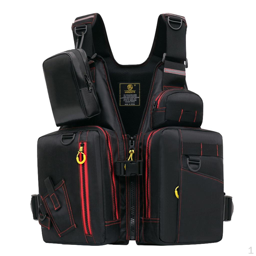 Kaufe Universal Ski Vest Kayak Sea Multi Pockets Fishing | Joom