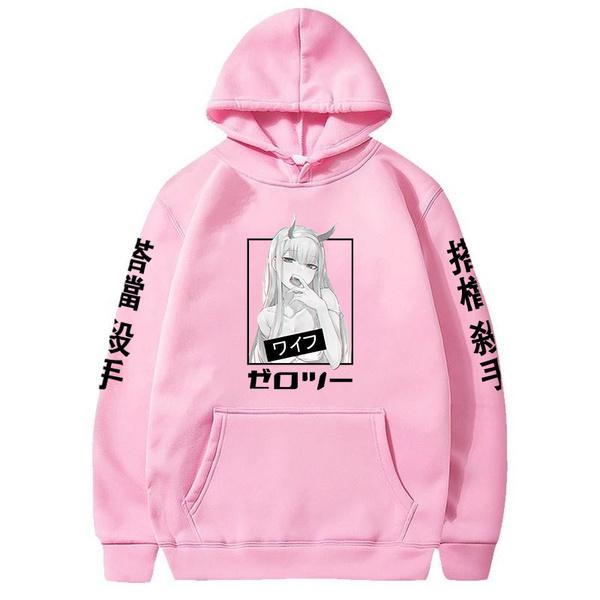 Buy Fashion Anime Janpan Zero Two Darling In The Franxx Printed Hoodies ...