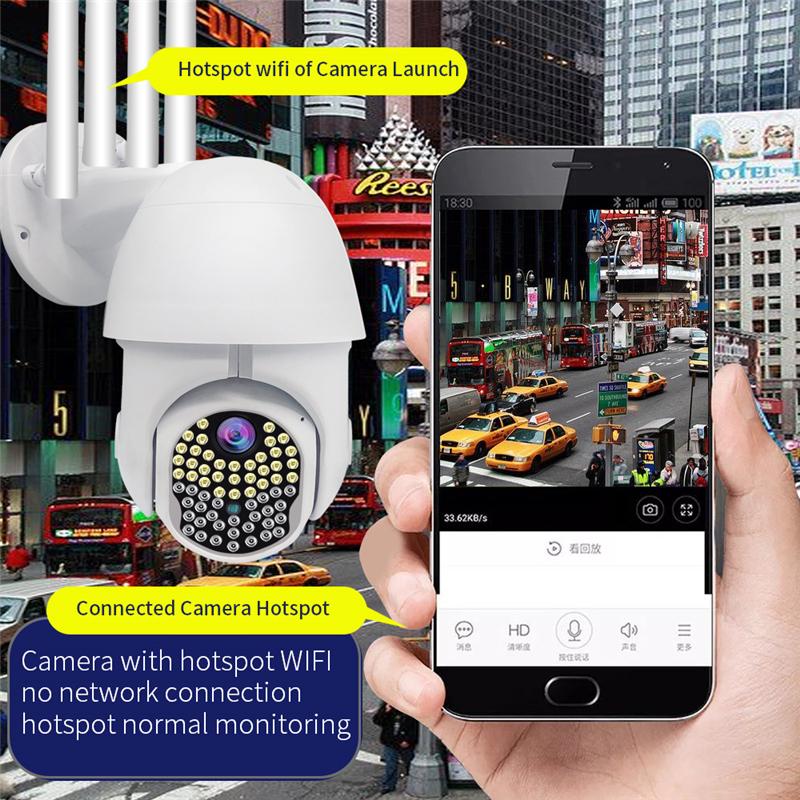 Buy 63 LED HD 1080P Smart Home Security WiFi Camera Wireless IP Camera ...