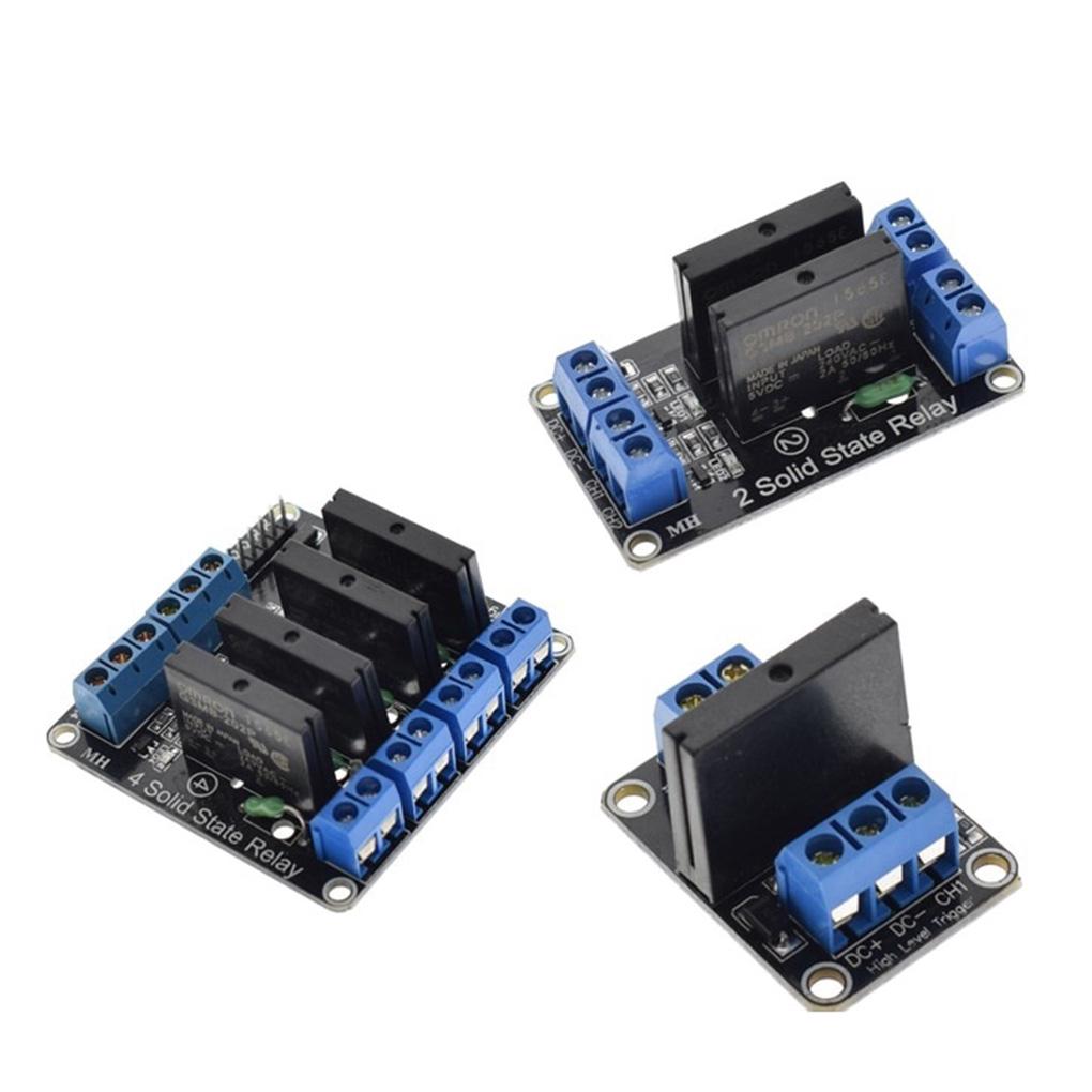 5V DC Solid-state Relay Module 1/2/4 Channel Control Modules 240V 2A ...