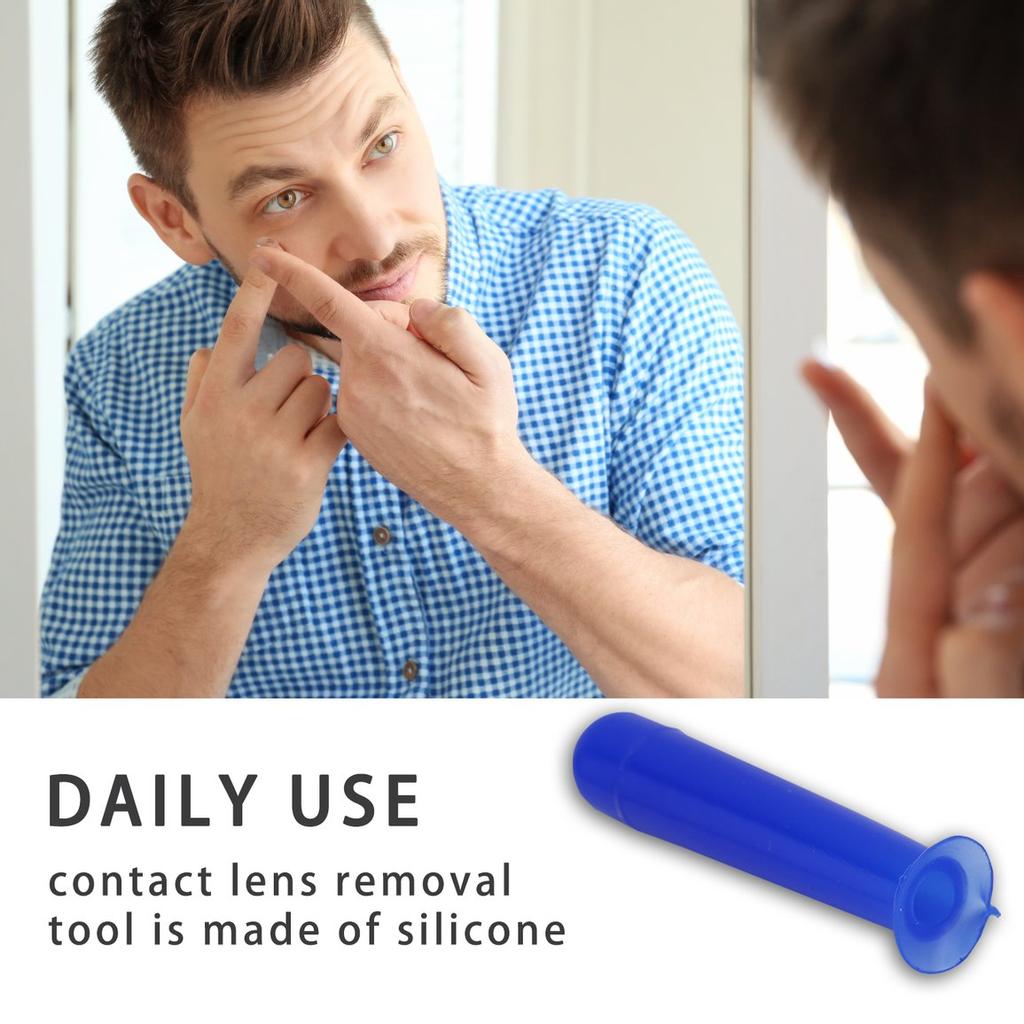 Buy PPGG Contact Lens Suction Stick Silicone Integrated Hollow Shaping ...