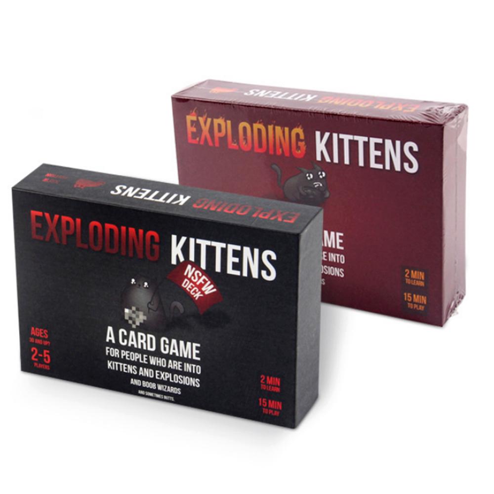 Buy Board Game Card Exploding Kitten Card Game Adult Leisure Party ...