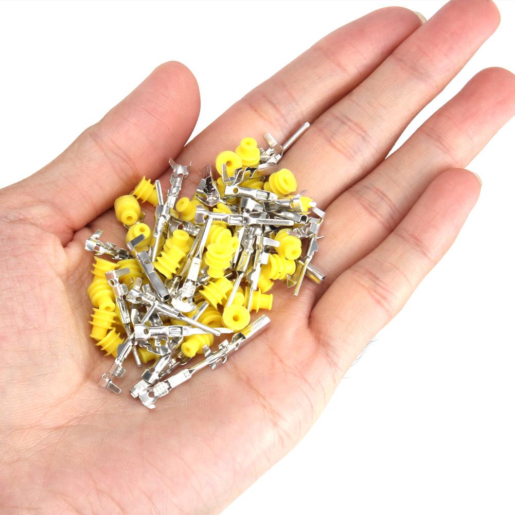 Buy 10 Sets 2 Pin Waterproof Car ATV Electrical Wire Connector Cable ...