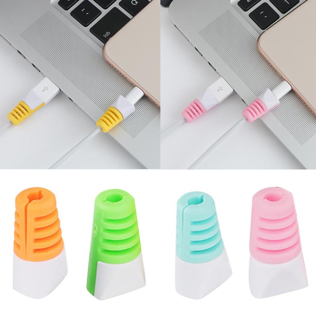New Universal Anti-broken Silicone Charge Cable Protective Cover Wire ...