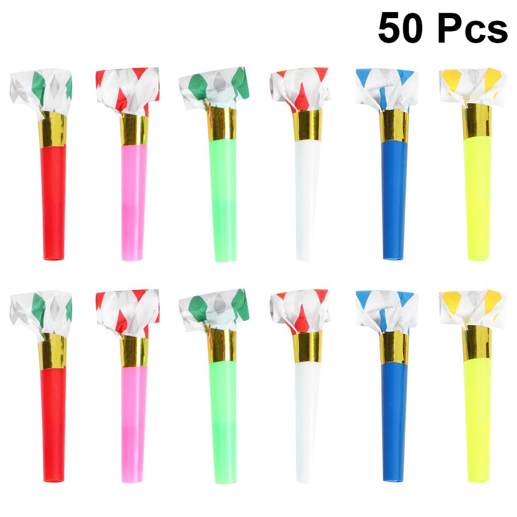 Buy 50PCS 6CM Birthday Party MultiColor Party Blowouts Whistles Kids ...