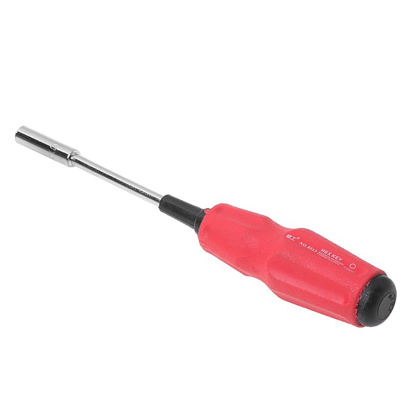 Buy 7-14mm Hollow-Shaft Nut Driver Hex Bit Socket Key Wrench ...