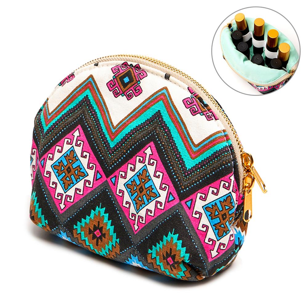 Buy Essential Oil Storage Bag 15ML Ball Round Bottle Clutch Bags Canvas ...