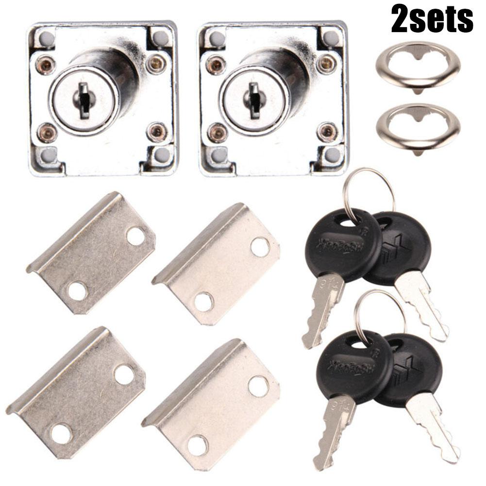 Buy Cabinet Lock Cam Cylinder Locks Cabinet Lock Hardware Silver at ...