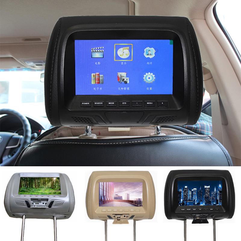 Buy Universal 7 Inch TFT LED Screen Car Display MP5 Player Headrest ...