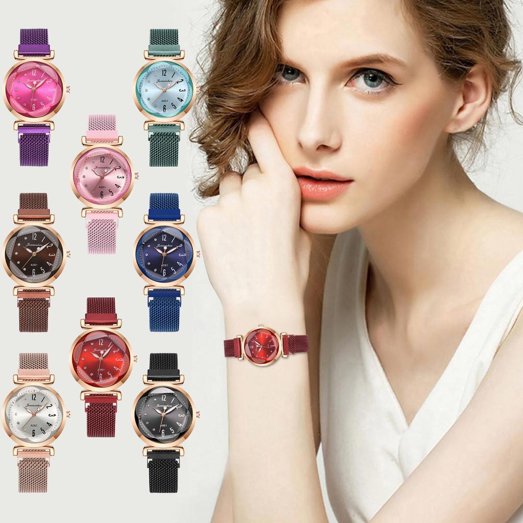 Buy MODIYA Ladies Magnetic Buckle Strap Steel Strap Fine Watch at ...