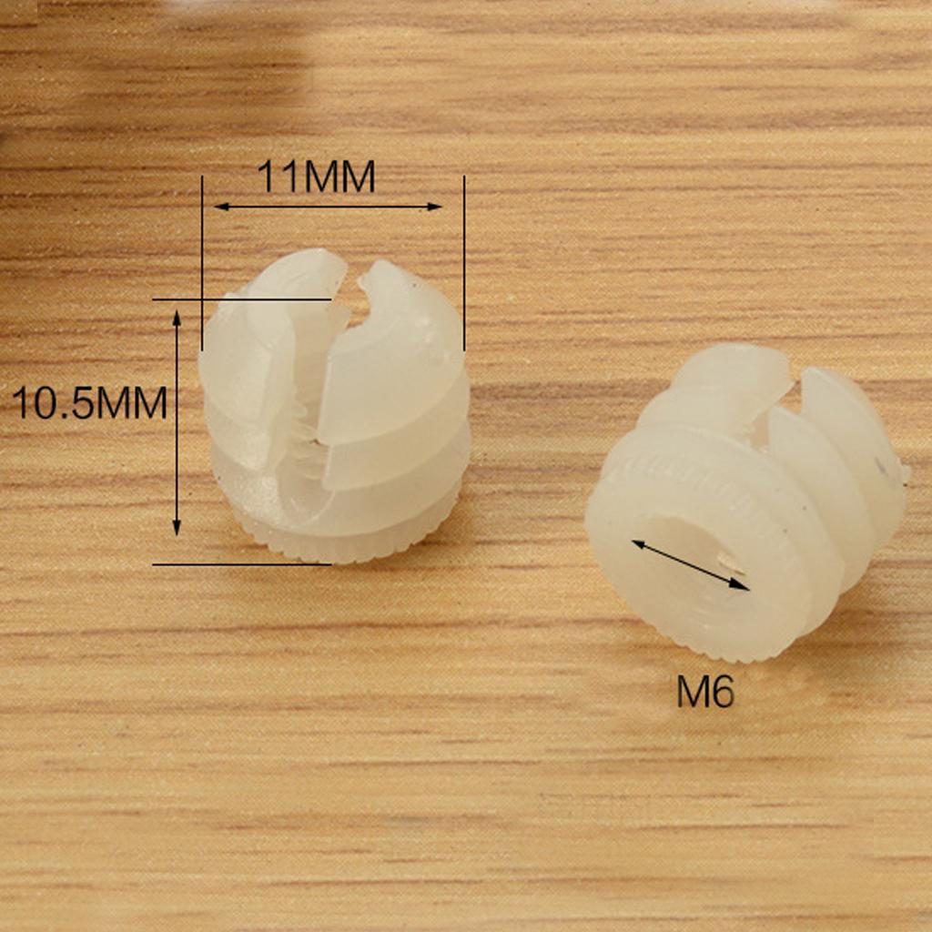 Buy 1000x Preembedded Nut Panel Connector Nylon Expansion Colloidal ...