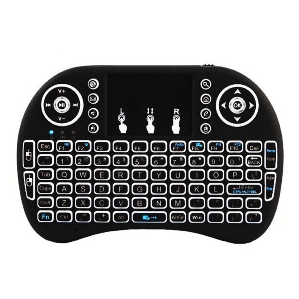 Buy Backlight Mini Rechargeable 2.4GHz 3 Colors Wireless Keyboard with ...