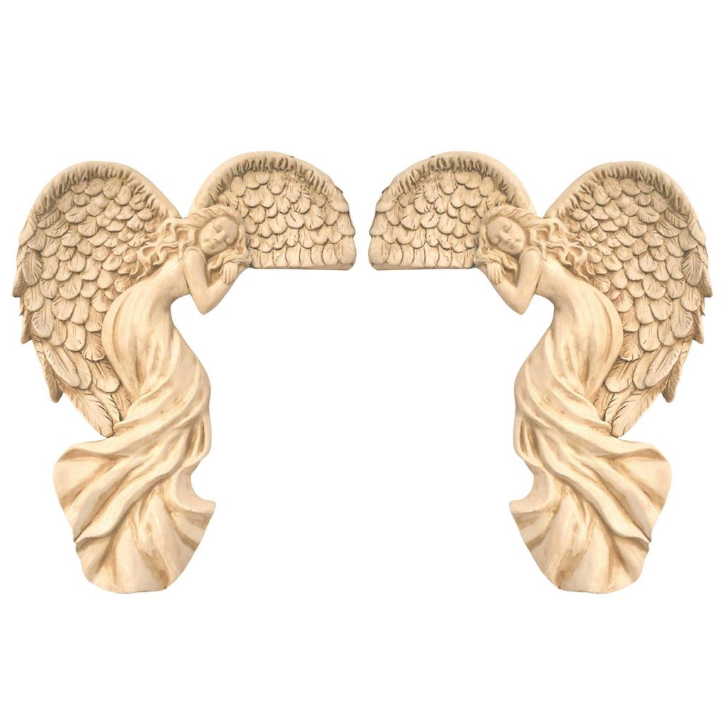 Buy Angel Decor-Left Right Door Frame Angel Wings Sculpture|Angels in ...