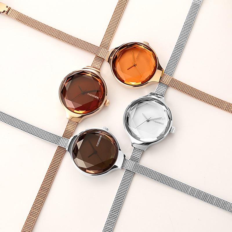 Buy Ladies Minimalist Luxury Watches Super Slim Simple Watch Full Steel ...