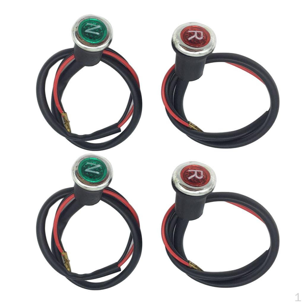 2pack 12V Neutral Reverse Light N/R Indicator For 110cc 125cc ATV ...