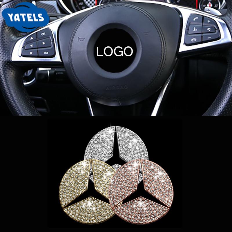 Buy 1 Pcs Car Steering Wheel Emblem 3D Sticker Car Styling for C-l-a-s ...