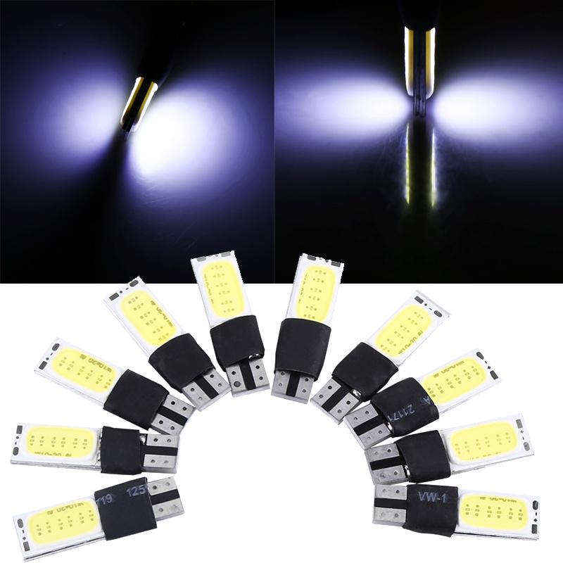 10 Pcs T10 COB LED Lights Car Highlights Wedge Lights Fog Lights ...