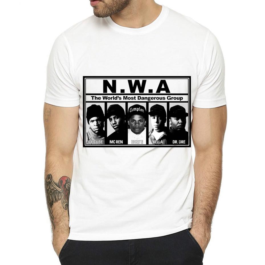 Buy Nwa Straight Outta Compton Hip Hop Design Funny T Shirts for Men at ...