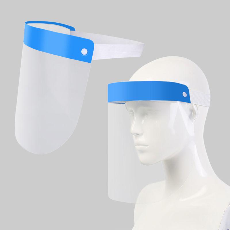 Satın alın Full Face Protective Shield Visor PET Plastic Adjustable ...