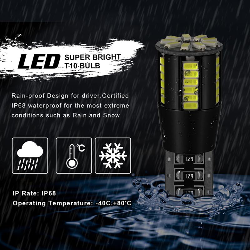 Buy T10 High Bright Decoding LED Small Light T10 LED Brake Light Turn ...