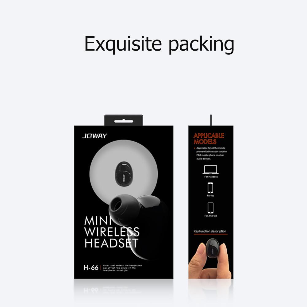 Buy JOWAY H66 Mini Wireless Bluetooth Earbuds In-Ear Earphone Headset w ...