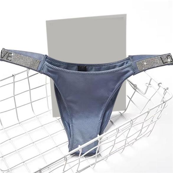 Buy Women Sexy G-String Thong Rhinestones Ladies Lingerie Underwear ...