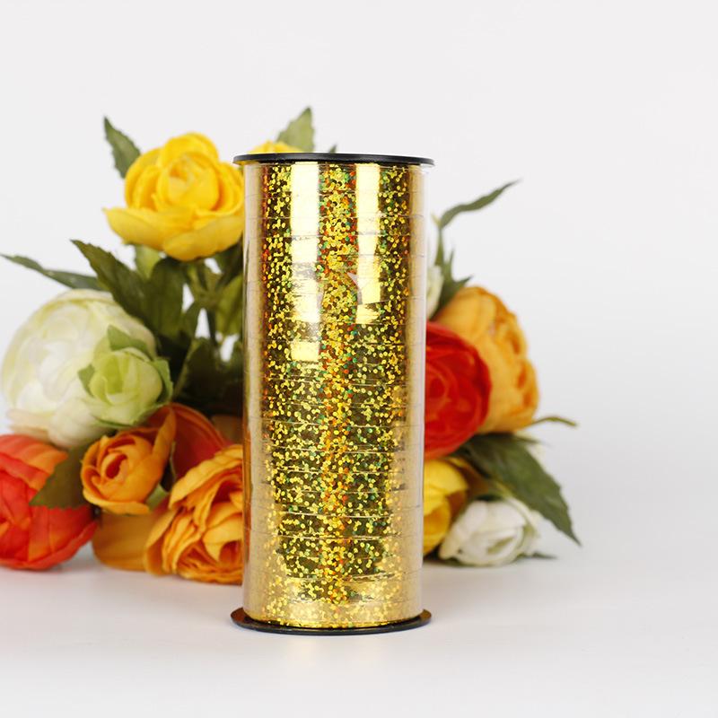 Buy 100 Yards Laser Curling Ribbon Balloon String Rope Happy Birthday ...