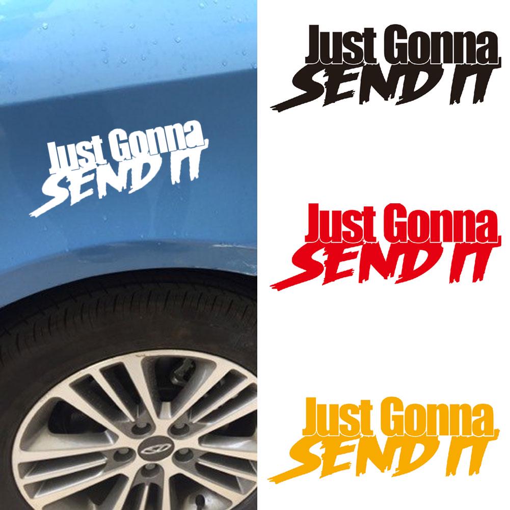 Buy Stylish Just Gonna Send It Car Styling Decorative Stickers Auto ...