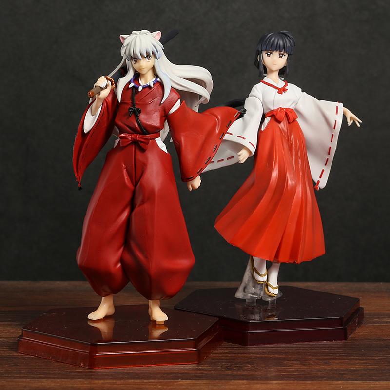 Buy Inuyasha Anime Figure Kikyo Pvc Figurine Sengoku Otogi Zoshi ...