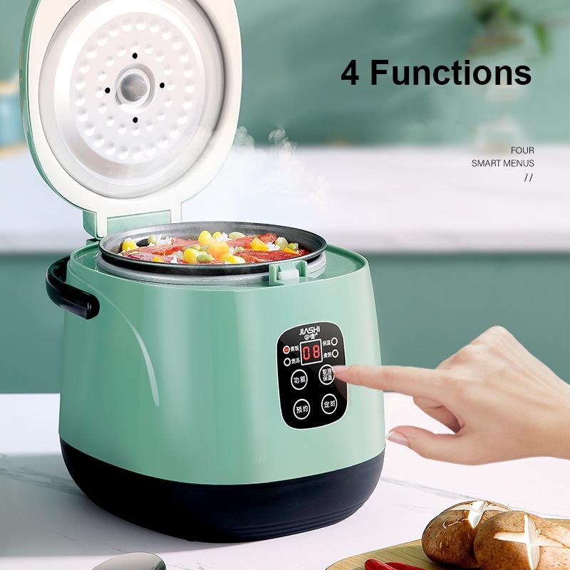 Buy 1.2L Mini Electric Rice Cooker Intelligent Cooking Pot For 1-2 ...