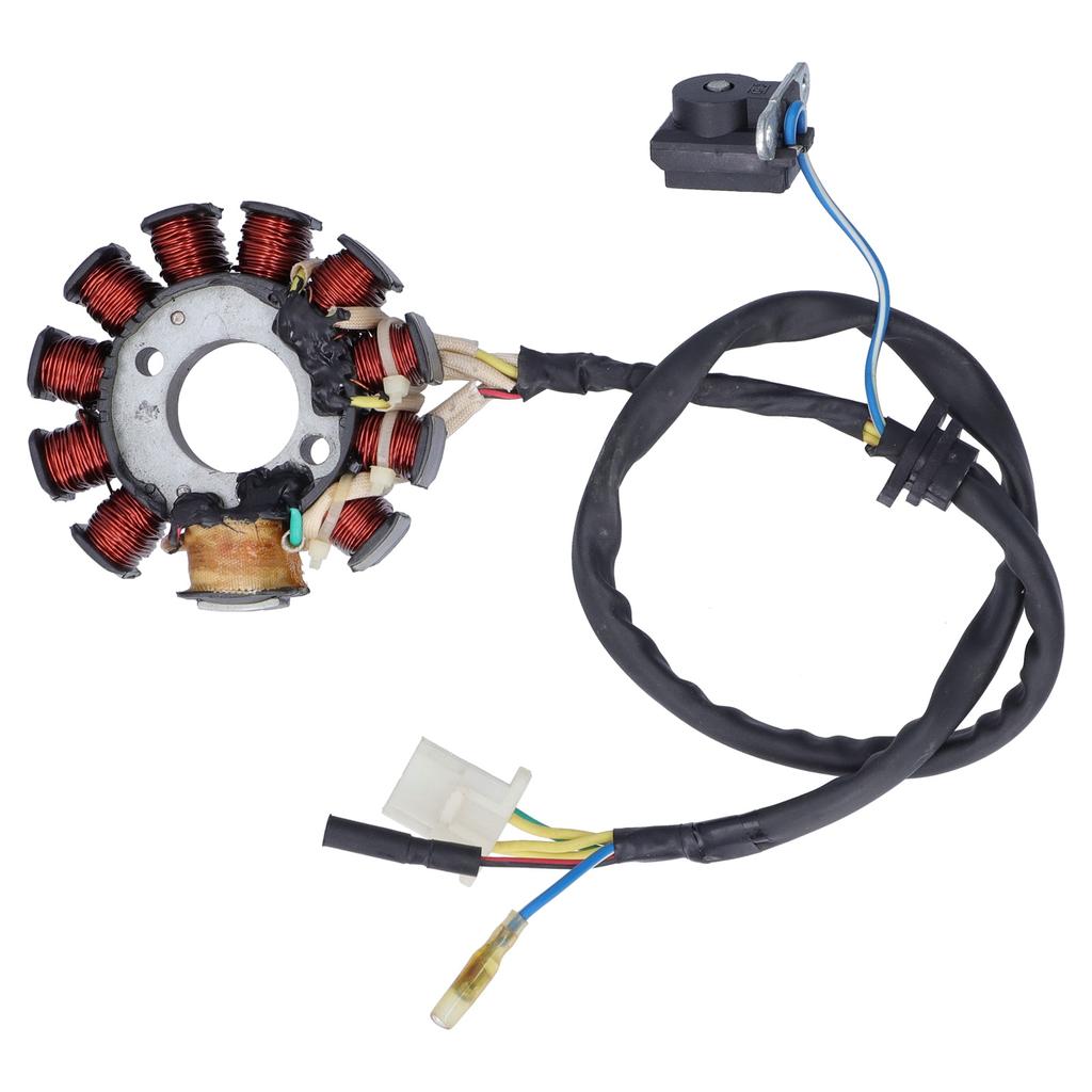 Buy Motorcycle Starter Stator 11 Coils Replacement for GY6 125cc 150cc ...