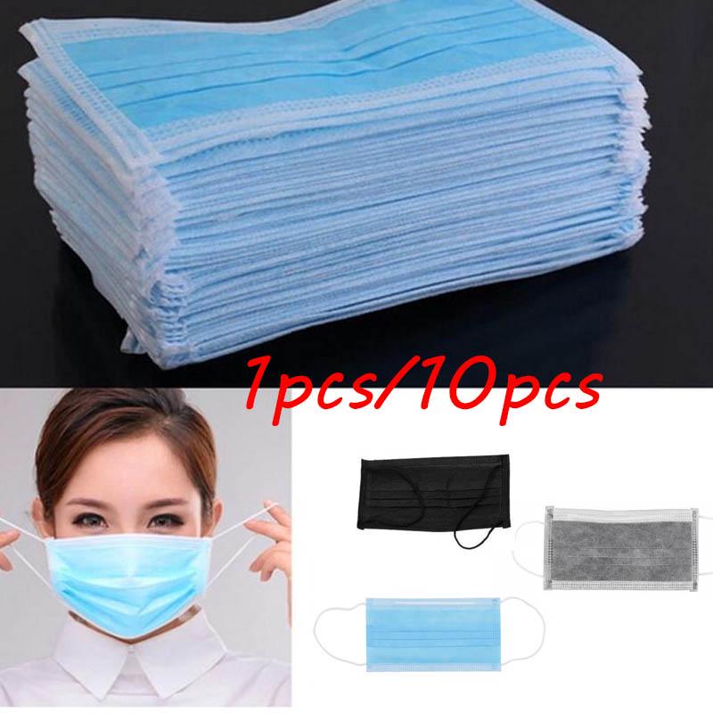 1Pcs/10 Pcs Anti Dust Masks New Mouth Disposable Masks Face Ear Loop ...
