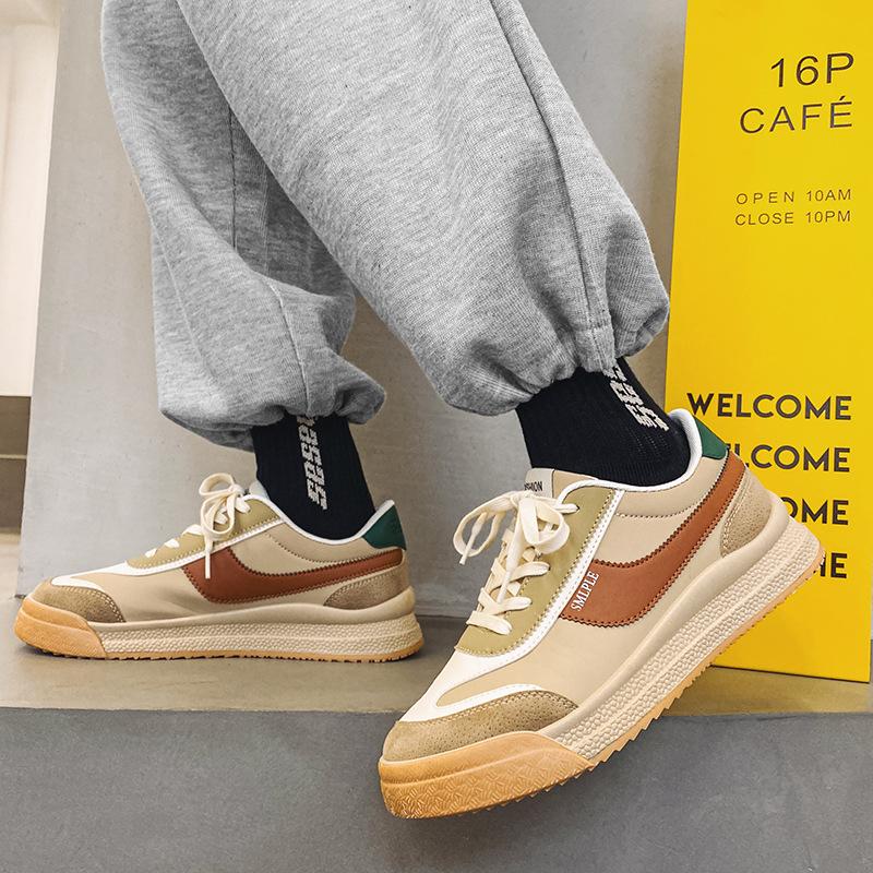 Buy Spring Breathable Men Shoes Trend Lace Up Flat Casual Trainers ...
