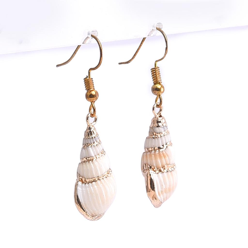 20 Pieces of Gold-rimmed shell charm pendant, a gift for women uygun ...