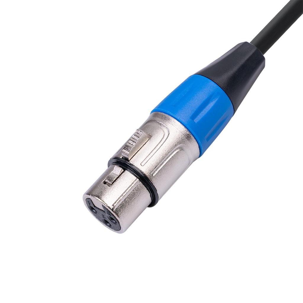 Mini XLR Male to 3pin Female Audio Cable for Microphones & Mixers 0.3m ...