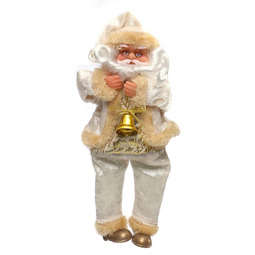 Buy Merry Christmas Xmas Sitting Santa Claus Doll Figurine Toy Home ...