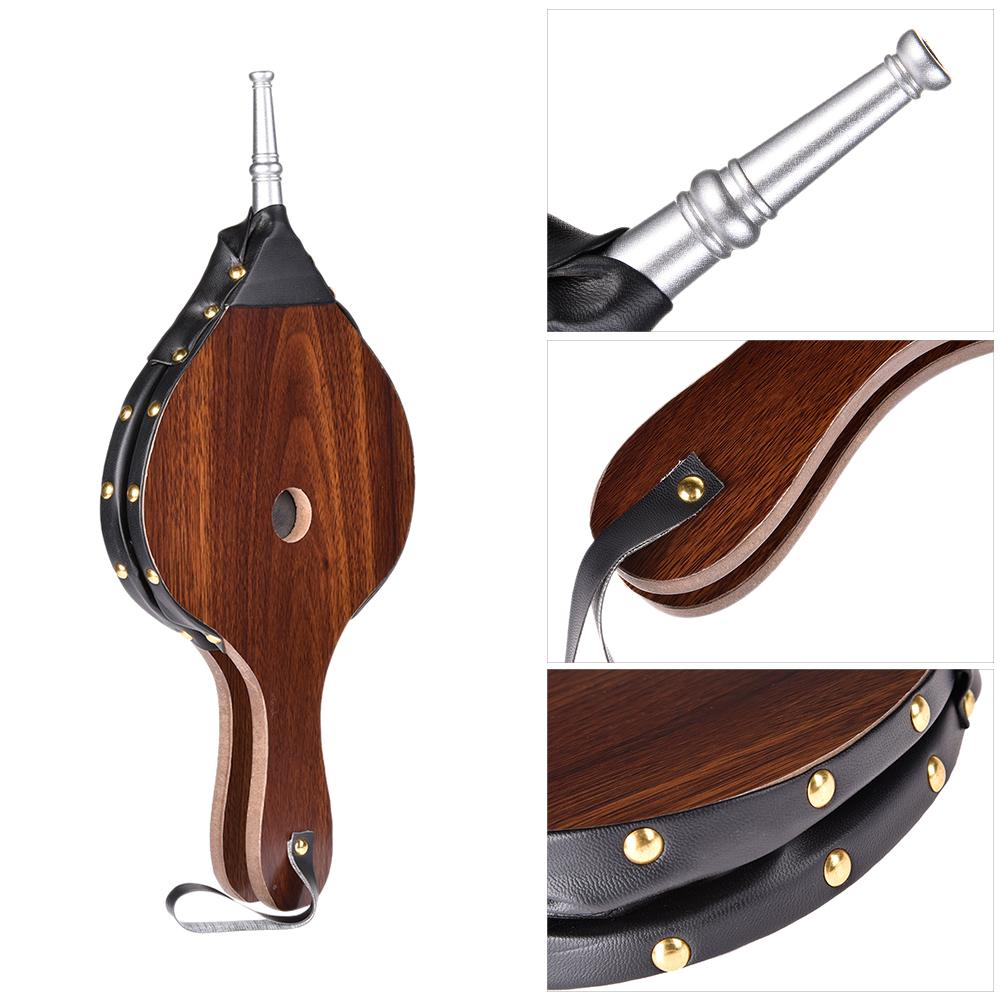 Buy Fireplace Kits Wooden Bellows Manual Air Blower Outdoor Bbq Set ...