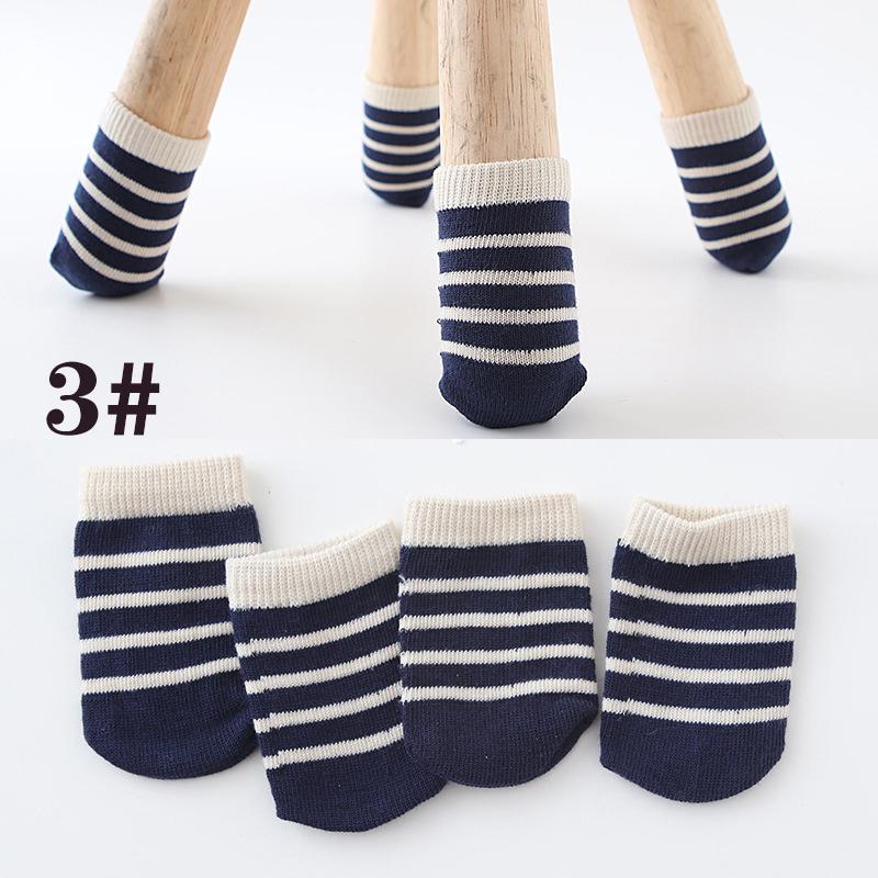 4pcs Cute Knitting Cotton Feet Sleeve Cover Foot Cover Chair Leg Socks ...