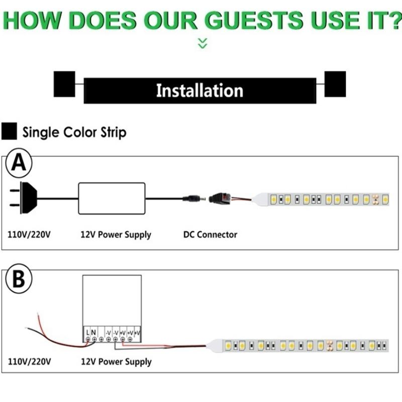 Buy LED String Strip Light 3528 SMD Non Waterproof DV 12V with RGB SMD ...