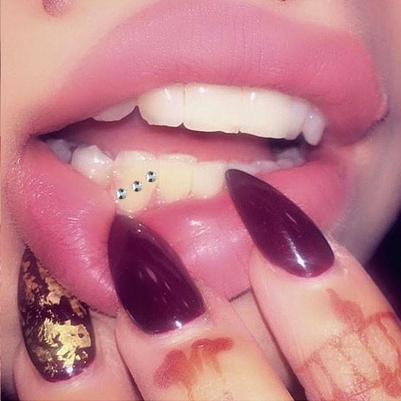 Cheap 4 Pcs/Set Temporary Tooth Jewels Finest Crystals Teeth Jewelry ...