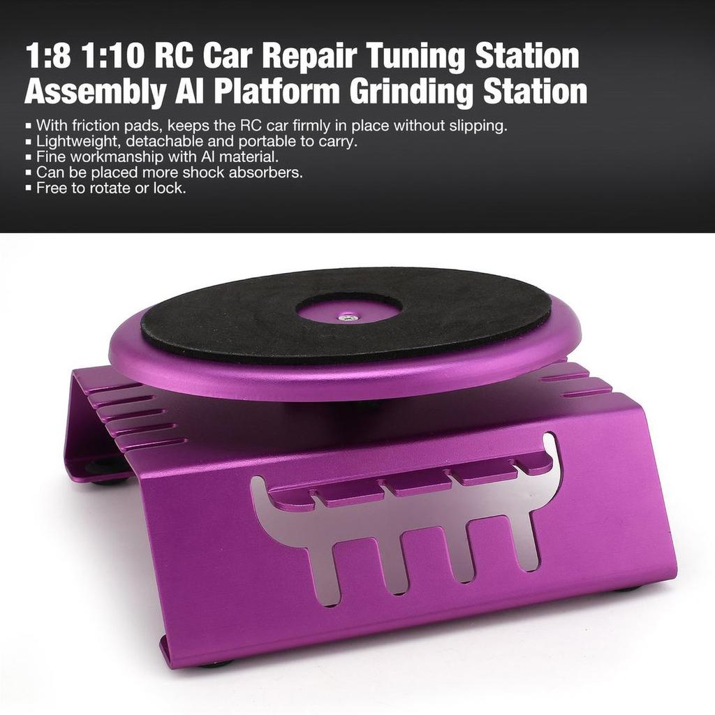 Buy HHHU 1:8 1:10 RC Car Repair Tuning Station Assembly Al Platform ...
