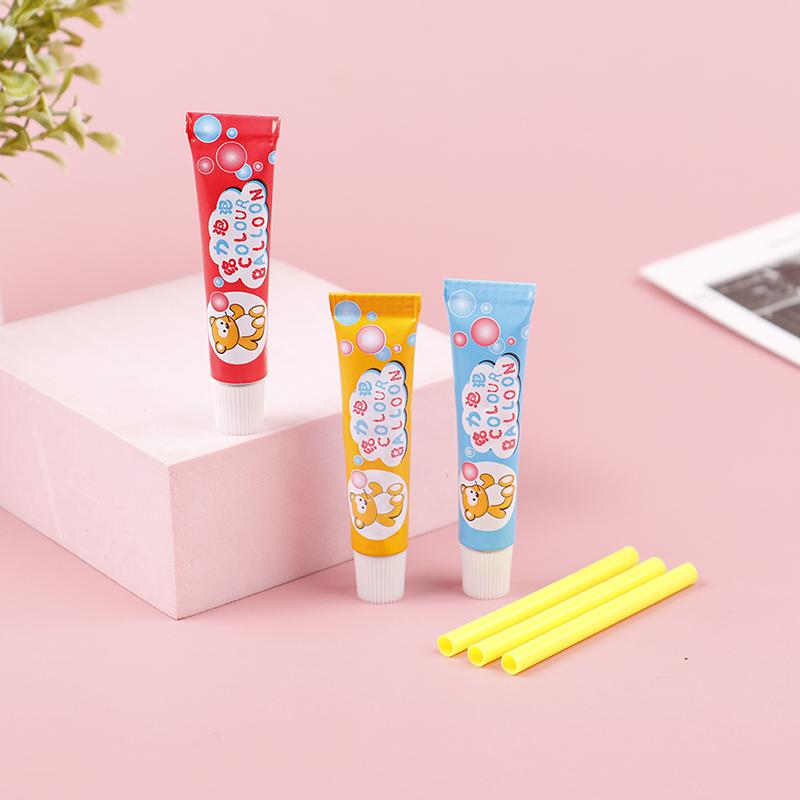 Buy 3Pcs/Set Colorful Bubble Gum Space Balloon Blowing Gum Childhood ...
