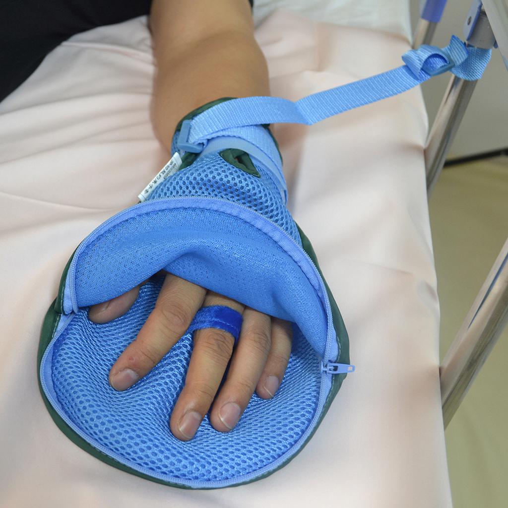 Buy 2 Pieces Hand Control Mitt Fingers Mittens Safety Palm Padded S at ...