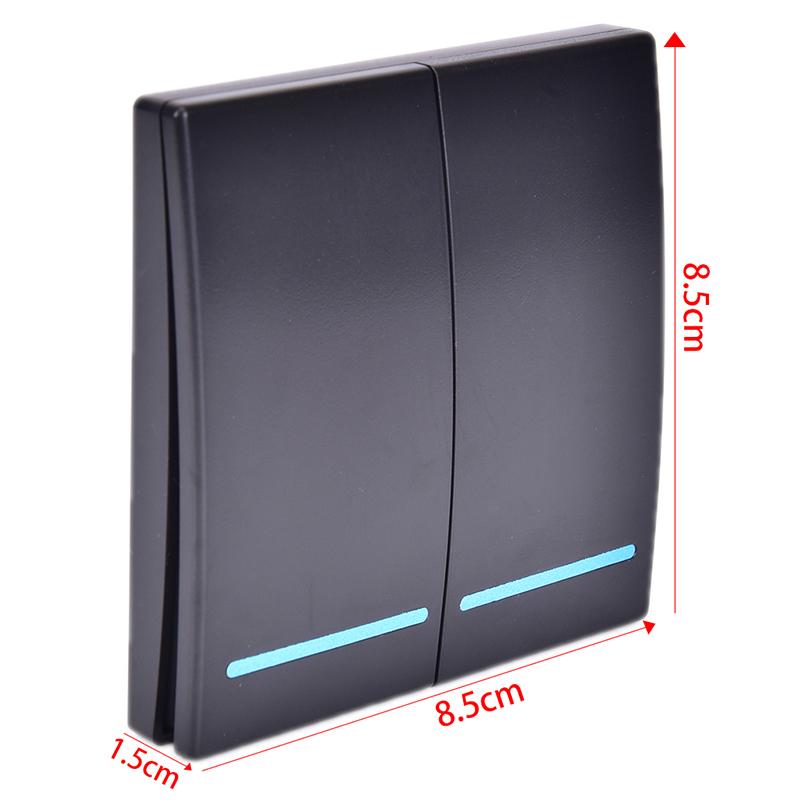 433Mhz Smart Push Wireless Switch Light RF Remote Control Receiver ...