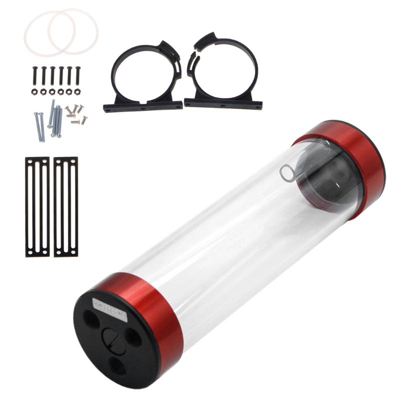 Cylindrical Water-Cooled Tank G1/4 Acrylic Water Coolant Cooling ...