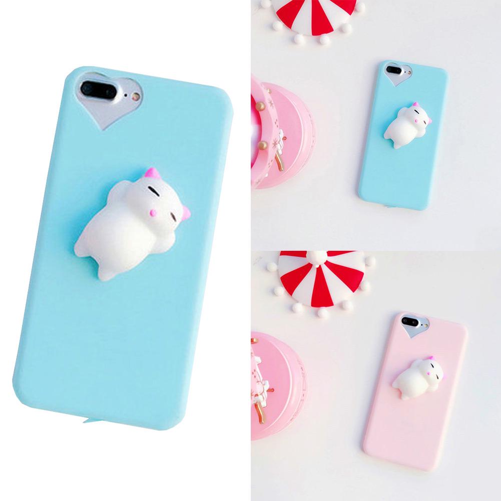 Buy IPhone 3D Silicone Cute Cat Soft TPU Cover Iphone Case at ...