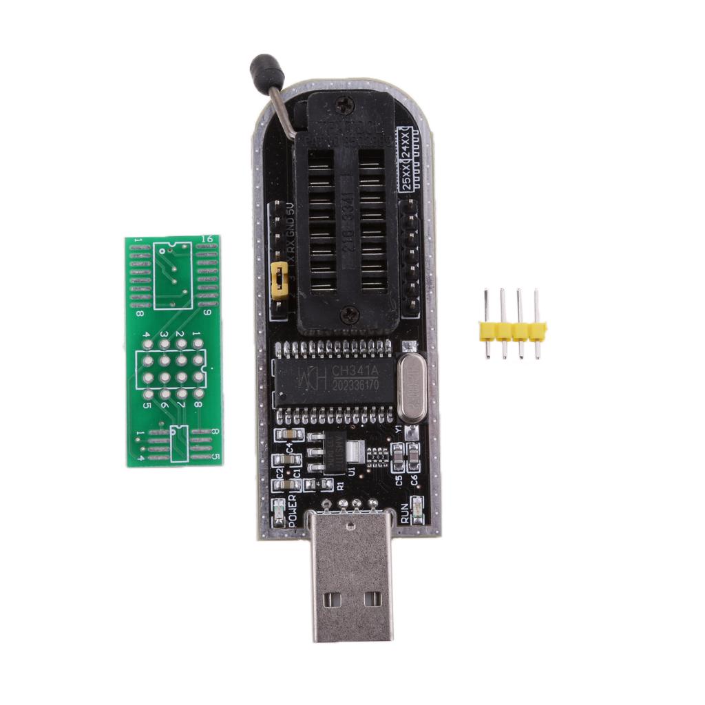 Buy 25 SPI 24 EEPROM CH341A BIOS Writer Routing LCD Flash USB ...